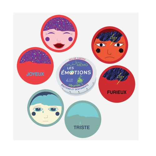 Jeu De Mémoire - Les Emotions - Little marmaille